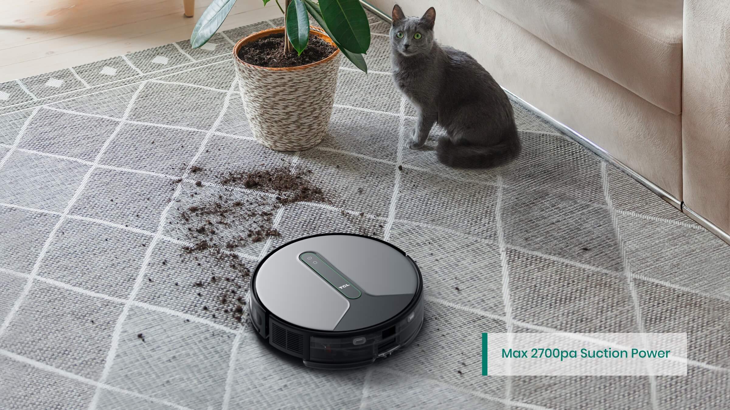 TCL Sweeva 3000M-2700PA powerful cleaning-TCL Global