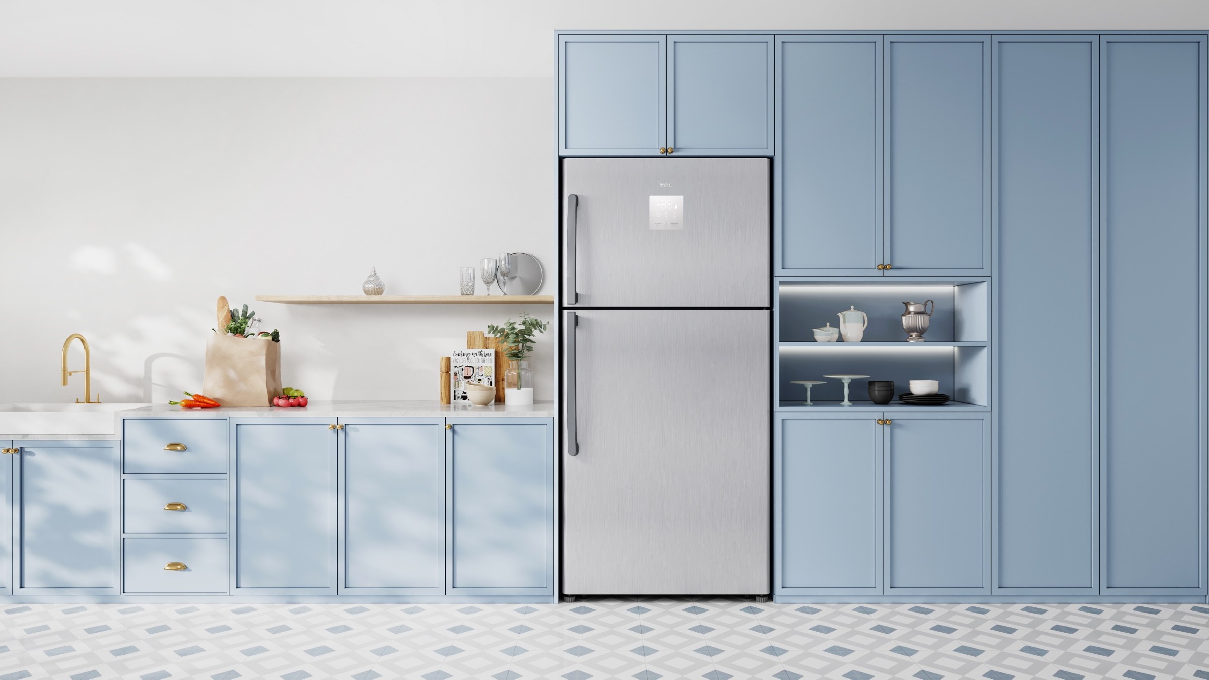 TCL Refrigerator P605TM-Top Mount Freezer-TCL Global