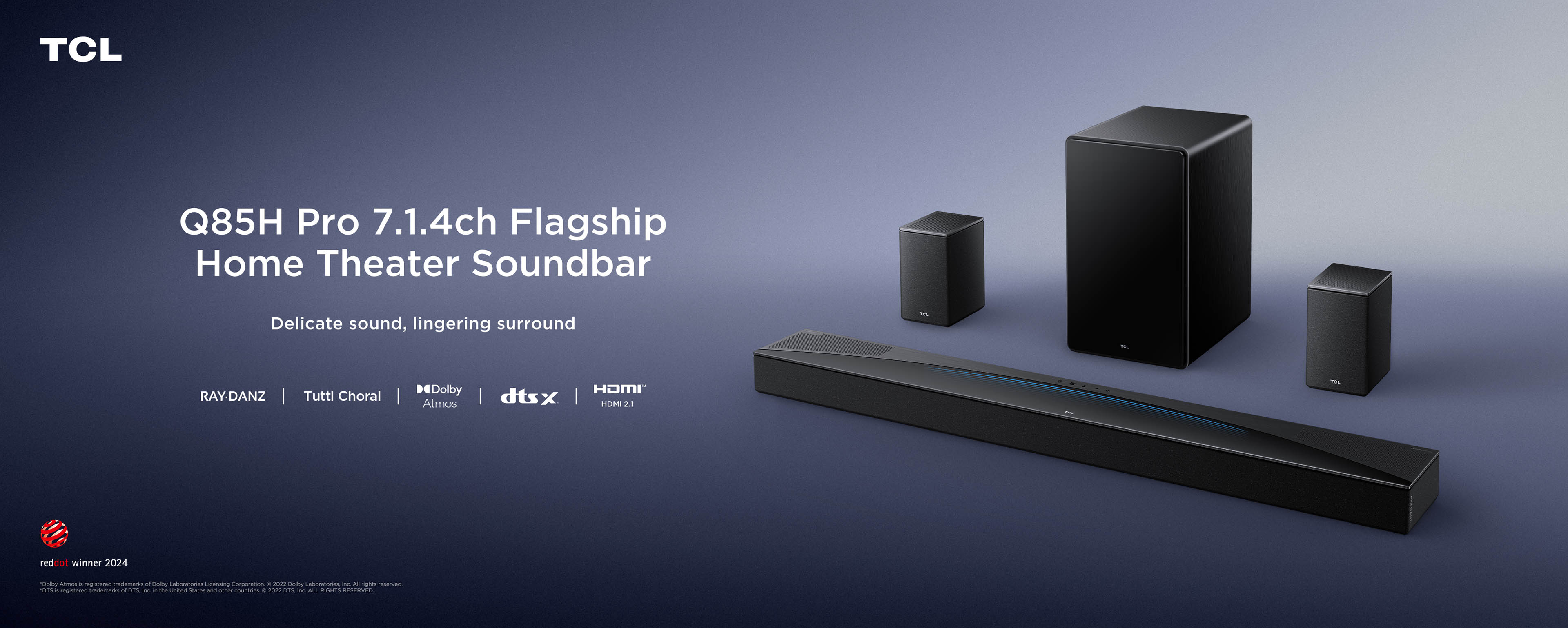 Sound Bar-TCL Q85H Pro 7.1.4ch Flagship Home Theater Soundbar | TCL Global TCL Q85H Pro 7.1.4ch ...