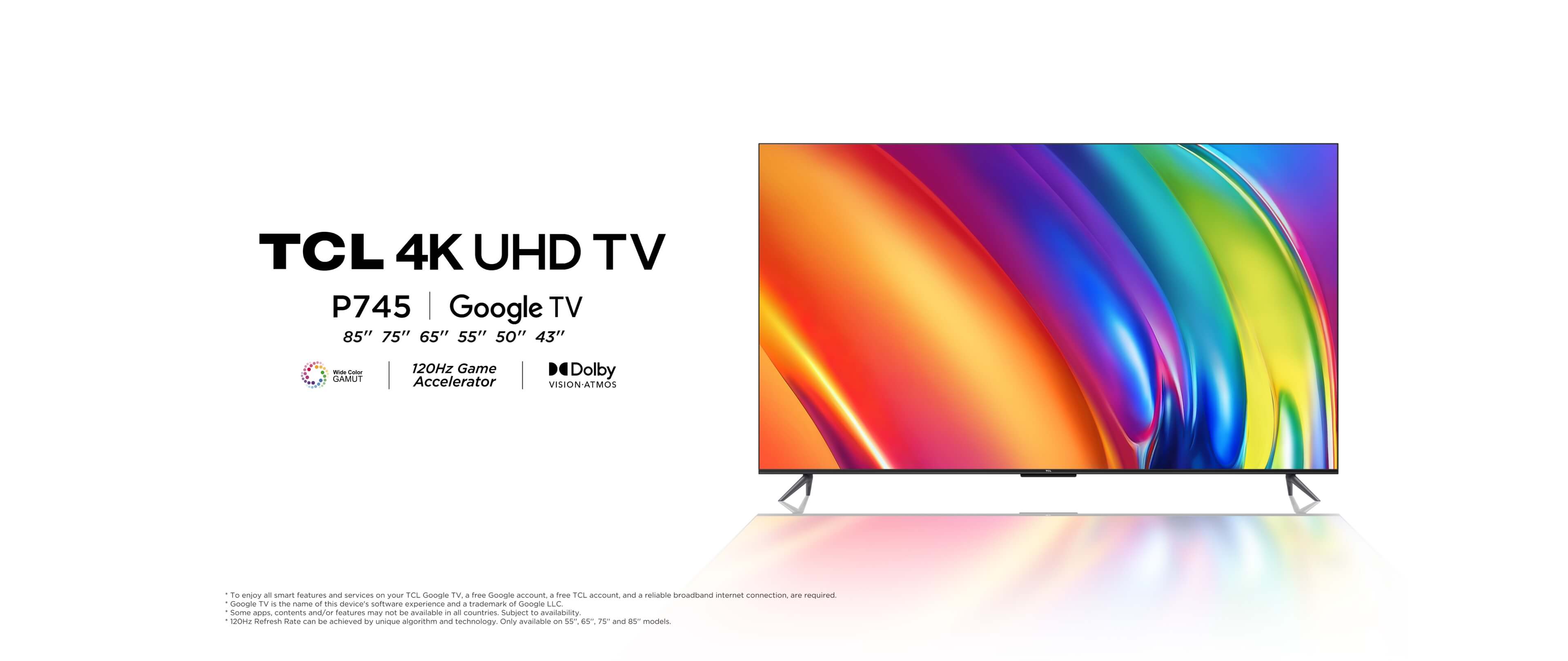 TCL TV P745- 4K UHD TV with Game Master | TCL Saudi Arabia