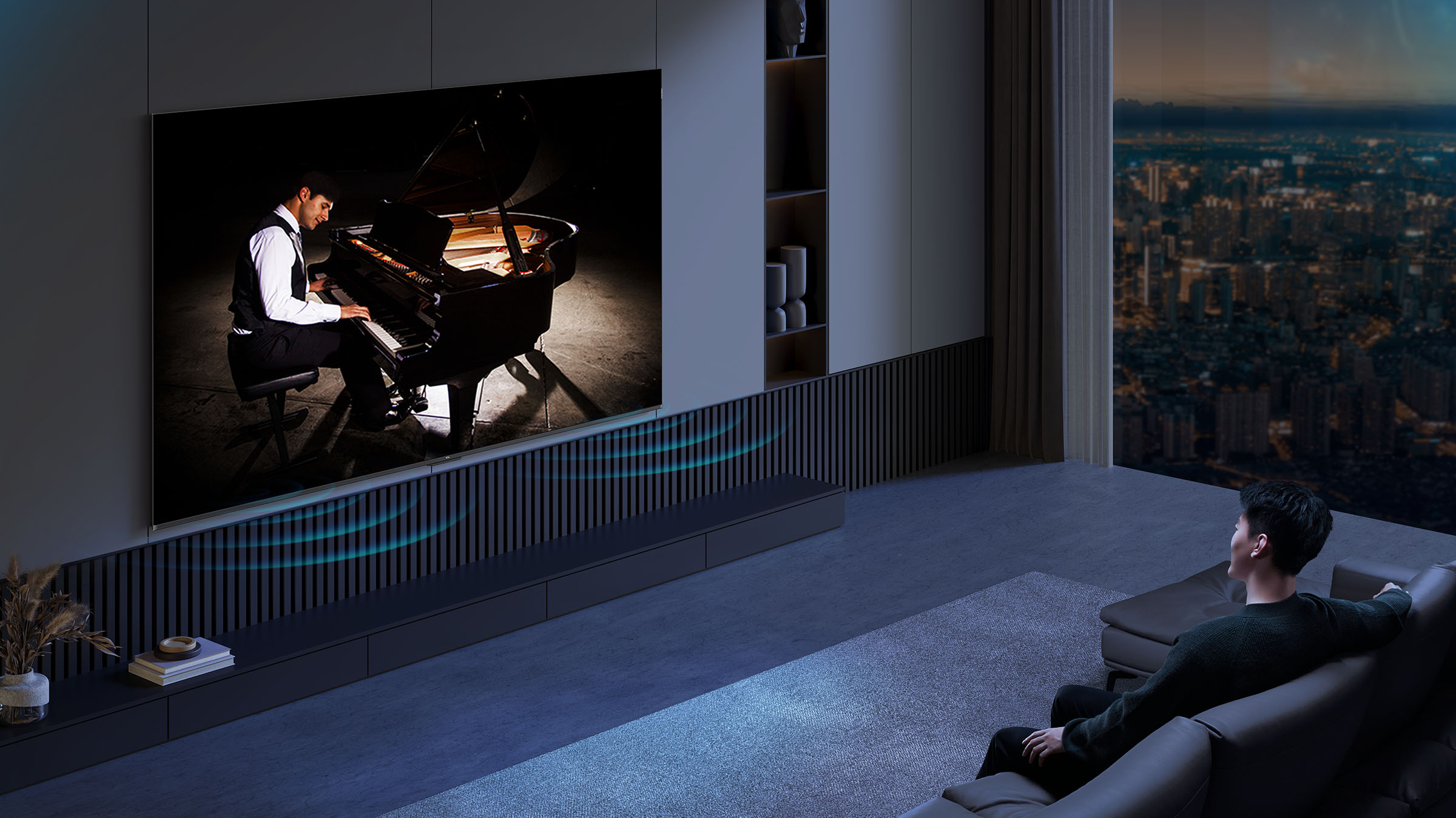 TCL P8K 4K量子ドット液晶テレビ