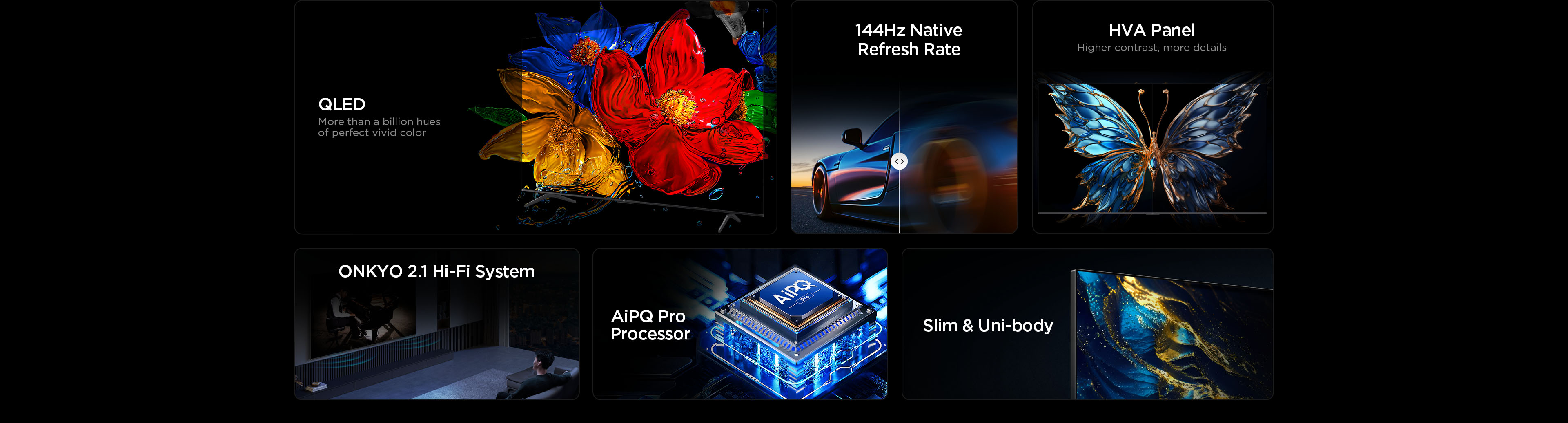 TCL QLED TV, 65-Inch, 4K, Google Gaming TV, QD/144Hz – 65P8K