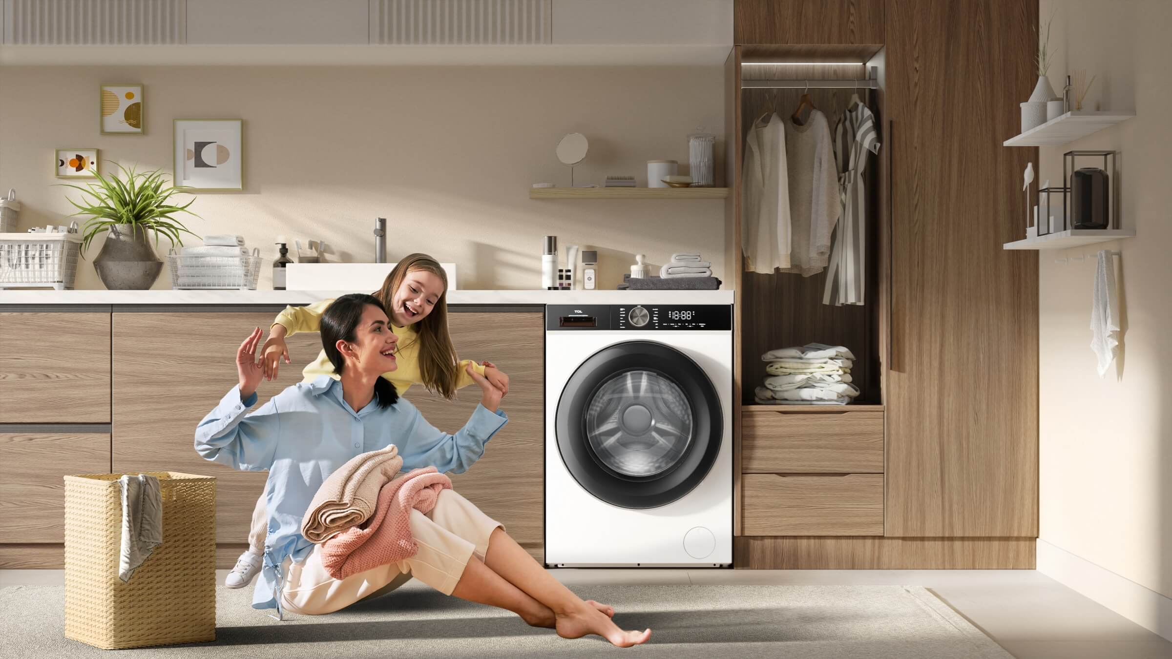 TCL Washing Machine P12FLW-Front Loading Washer P12-TCL Global