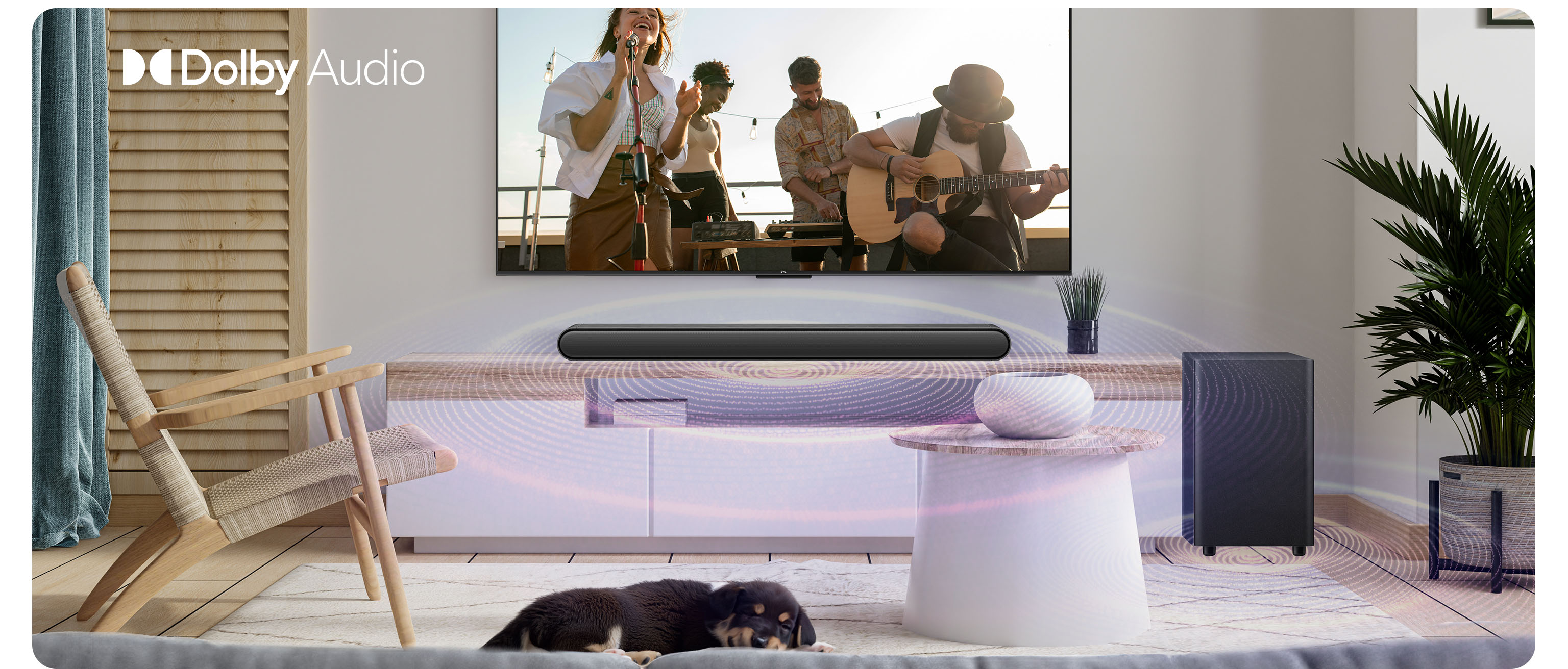 TCL Soundbar S643W | 3.1 Channel Dolby Atmos Soundbar