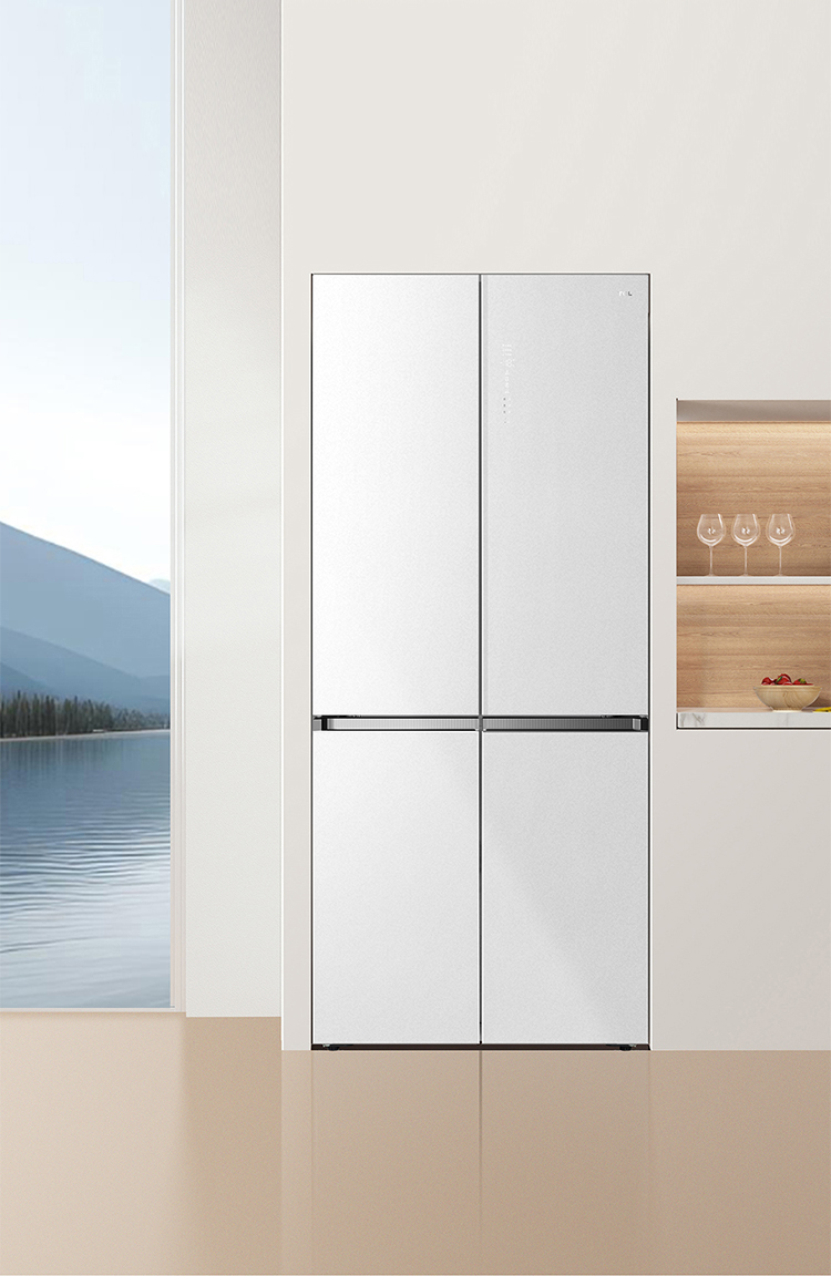 TCL R461P12-UQ 十字四门冰箱-超薄零嵌 | TCL官网