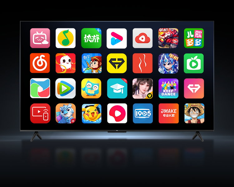 百级分区高画质电视 55V8G