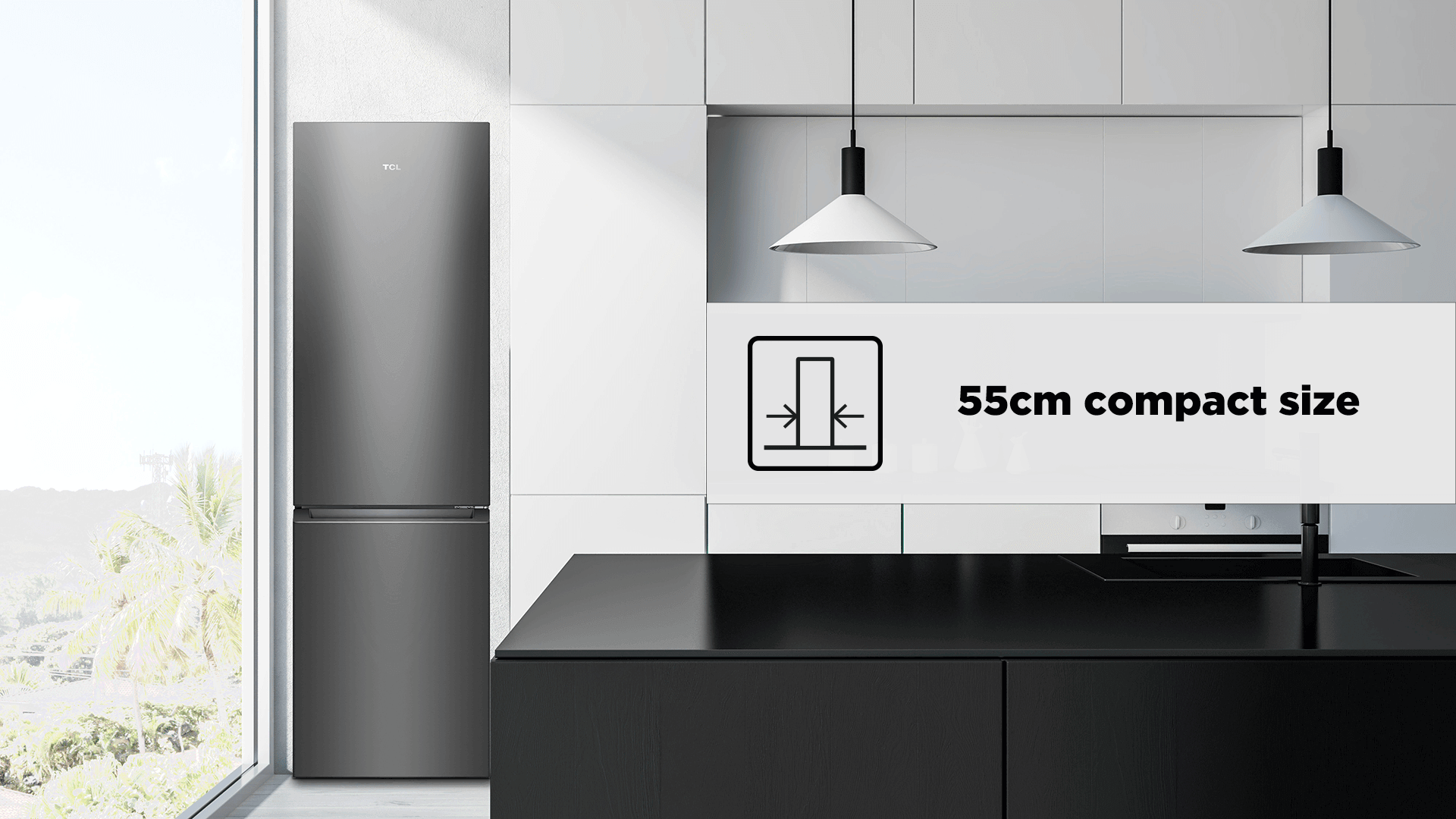 Combi Fridge Freezer TCL RF282BSE0