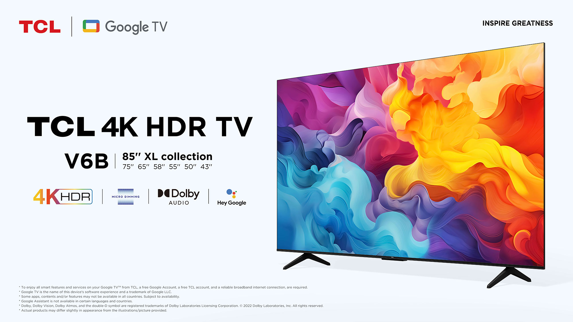 TCL V6B 4K HDR TV - TCL Spain