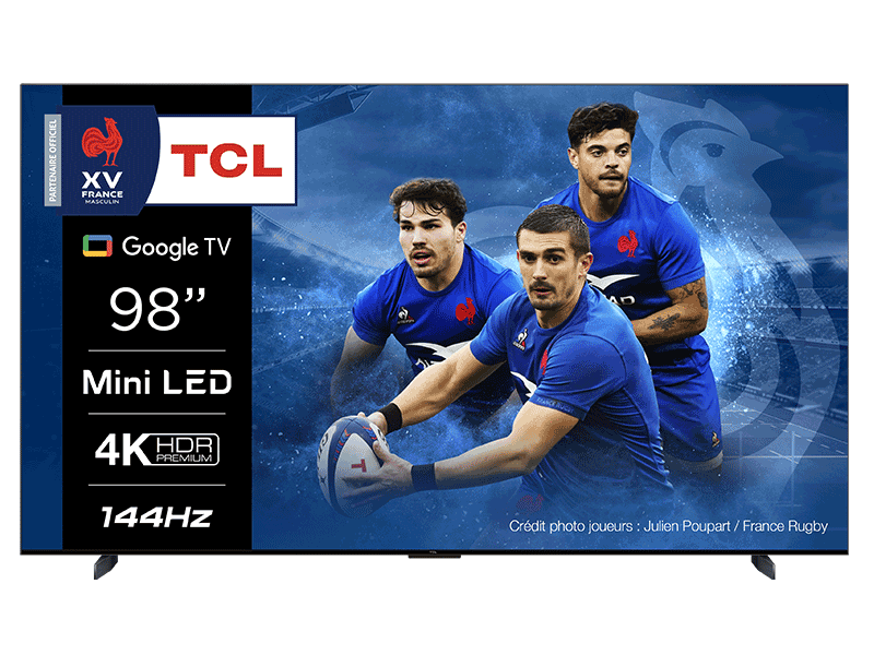 QD-Mini LED 4K TV 98 inch - C805 - TCL France