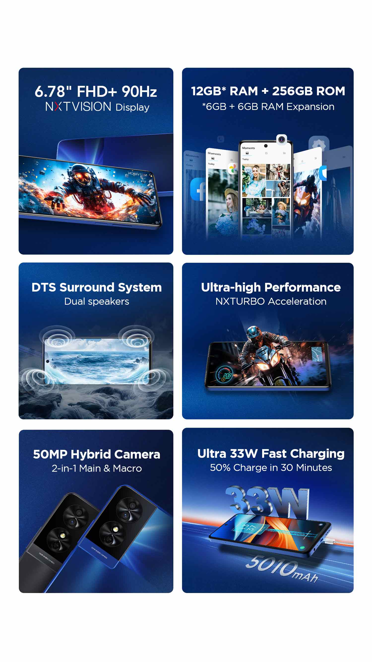 TCL 50 SE | 6.78" FHD+ 90Hz NXTVISION Display-TCL Global