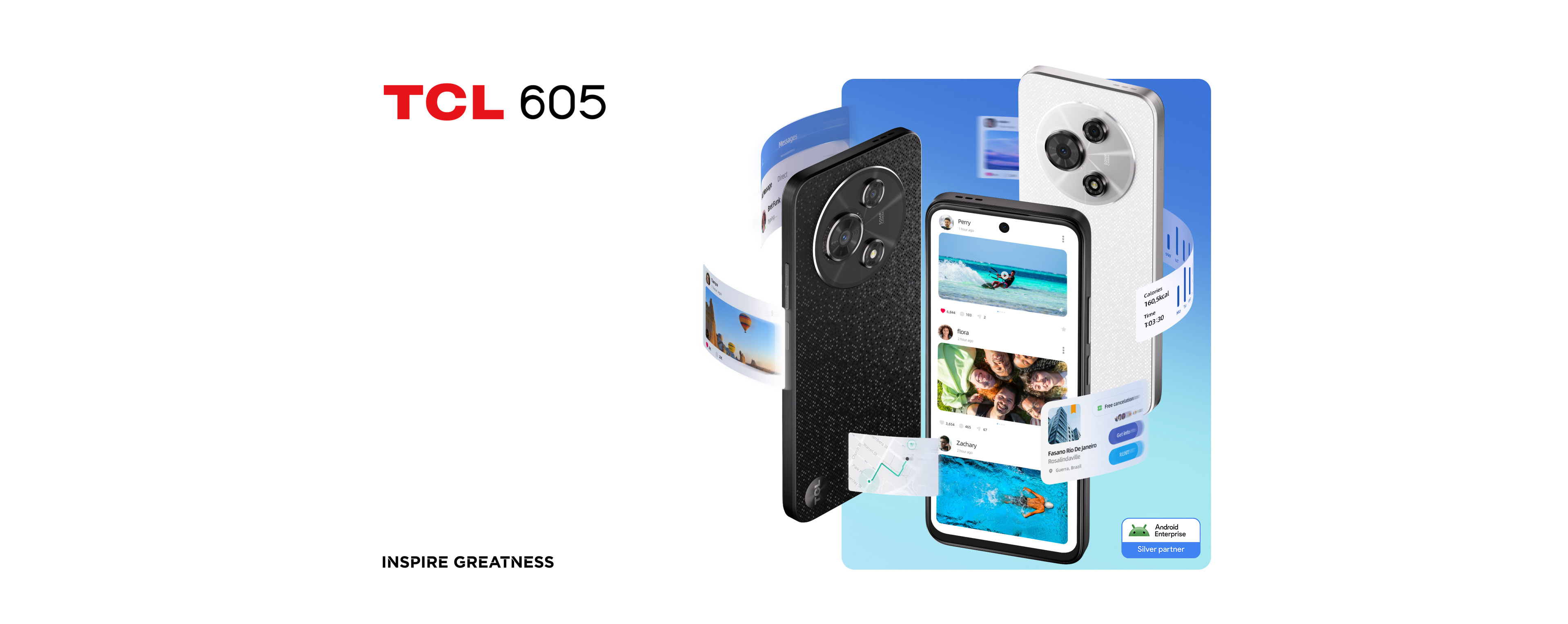 TCL 605 Smartphone-256GB ROM, 8GB+10GB RAM | TCL España