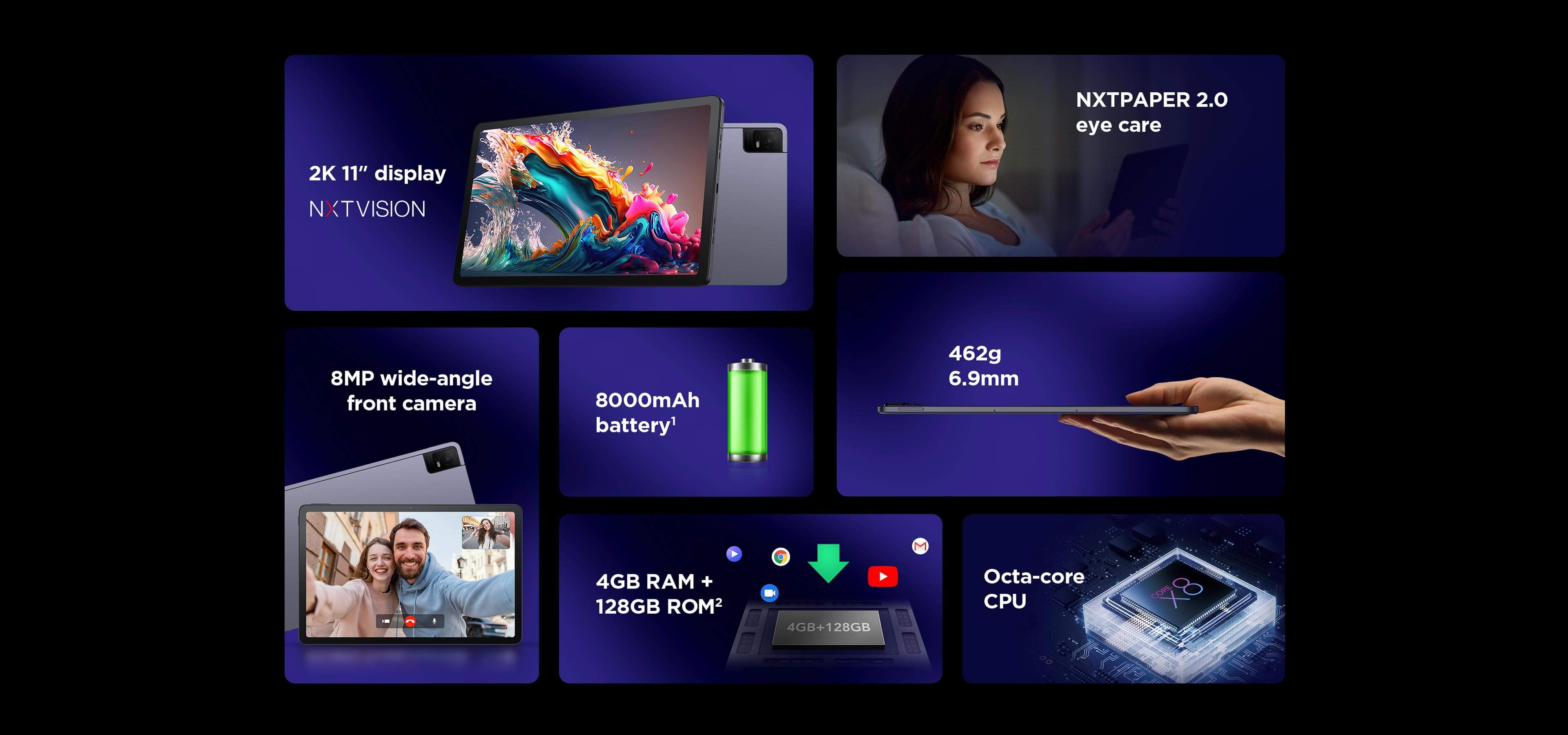 TCL NXTPAPER 11–Tablette Android 2K 11 pouces | TCL France