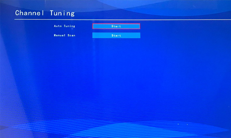 How to rescan the TV programme channels on TCL HD TV?