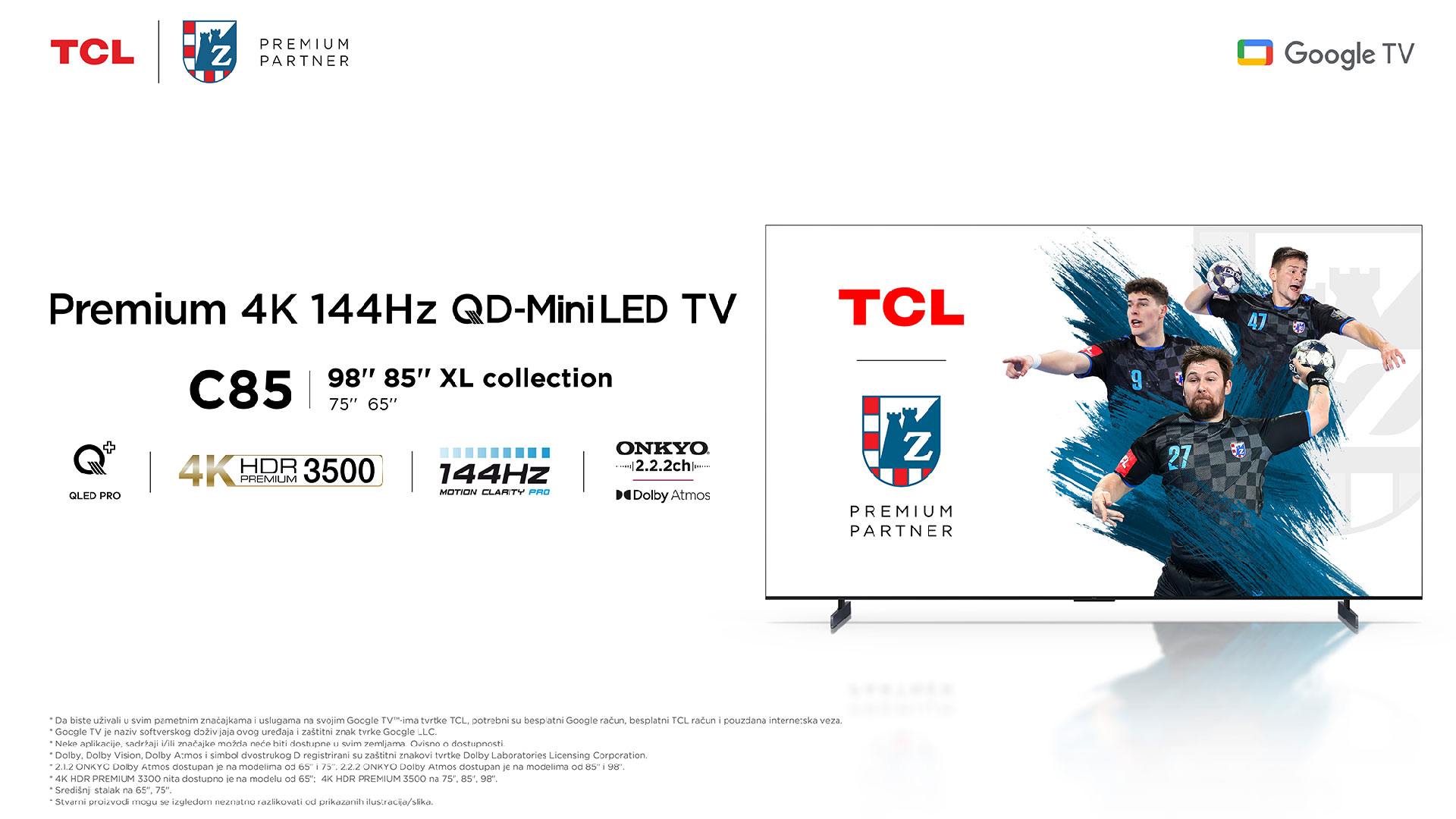 QD-Mini LED 4K TV 98/85/75/65 inches - C855 - TCL Croatia