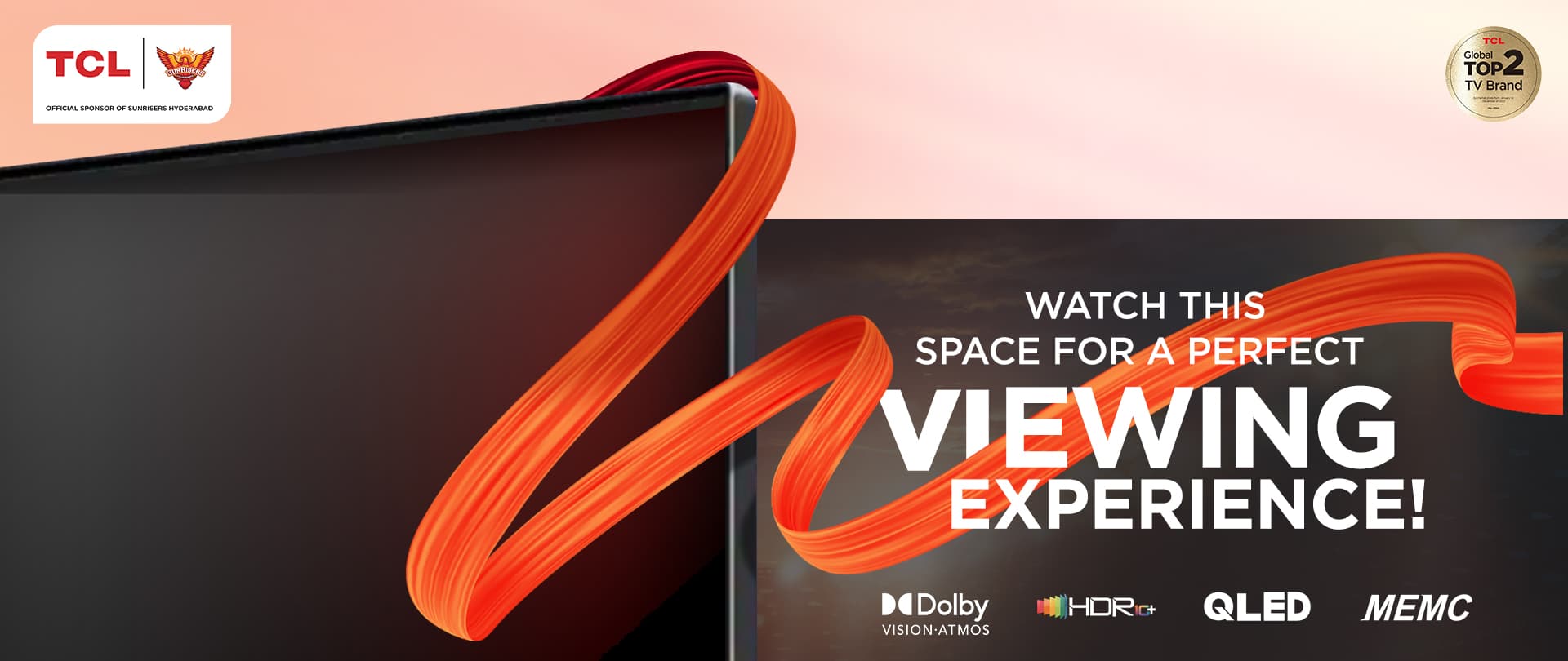 TCL SRH Sponsorship IPL 2023 Landing Page