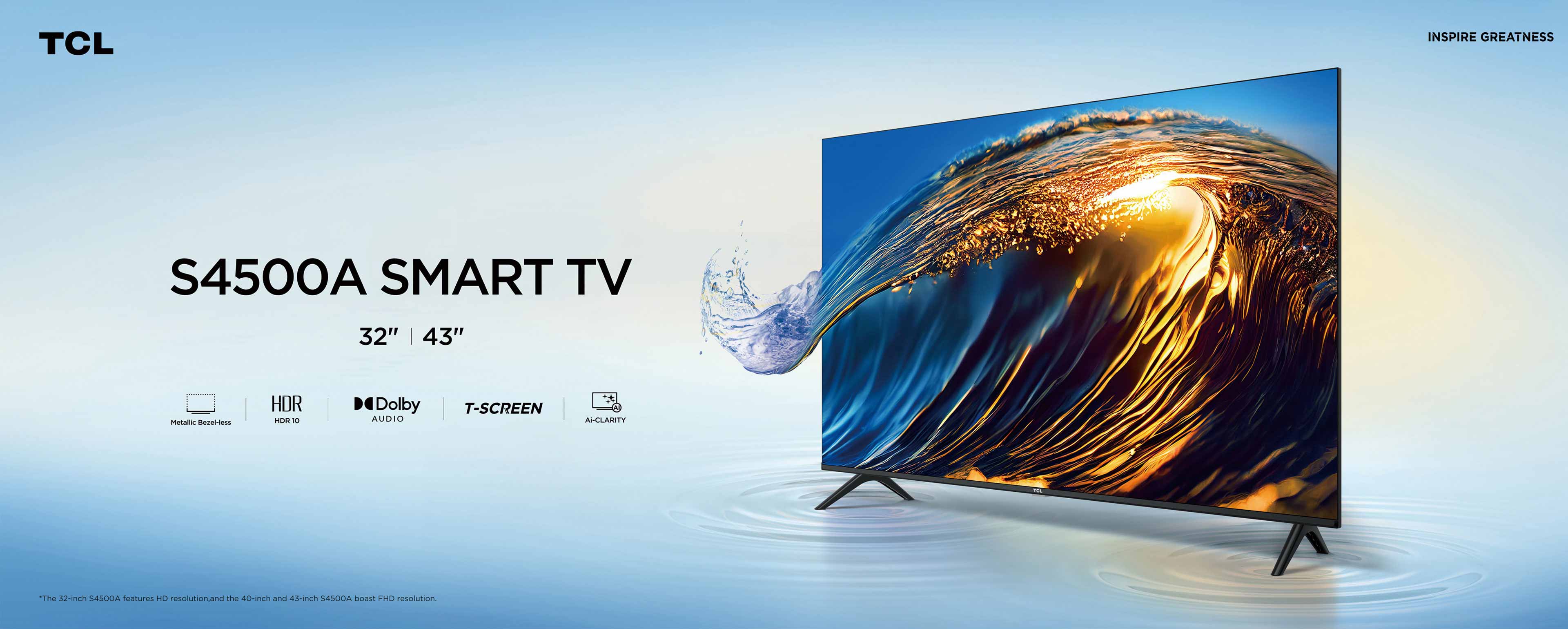 Experience S4500A SMART TV's Excellence - TCL India