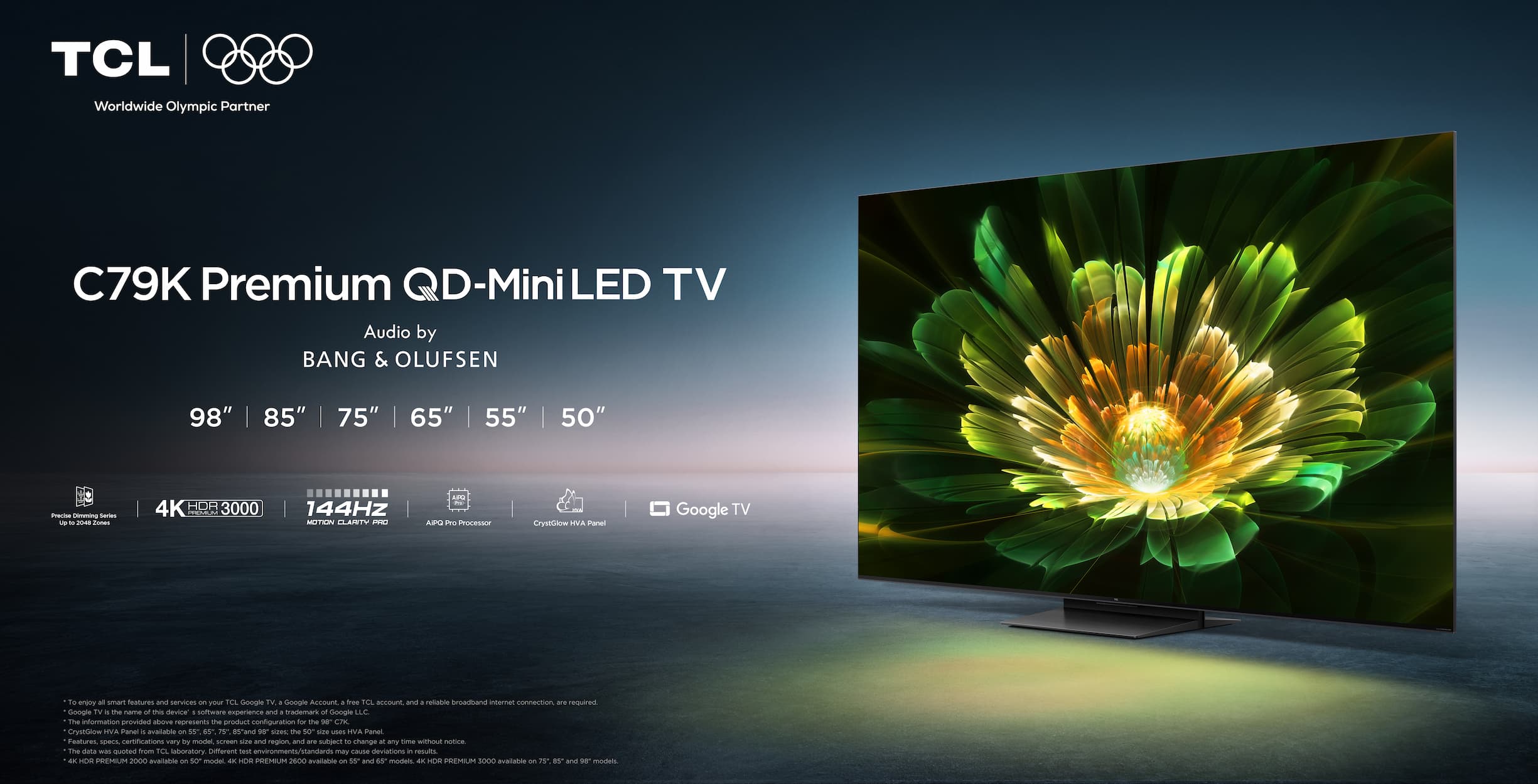 TCL TV C79K Premium QD-MiniLED TV, 50 to 115 inch | TCL Italia