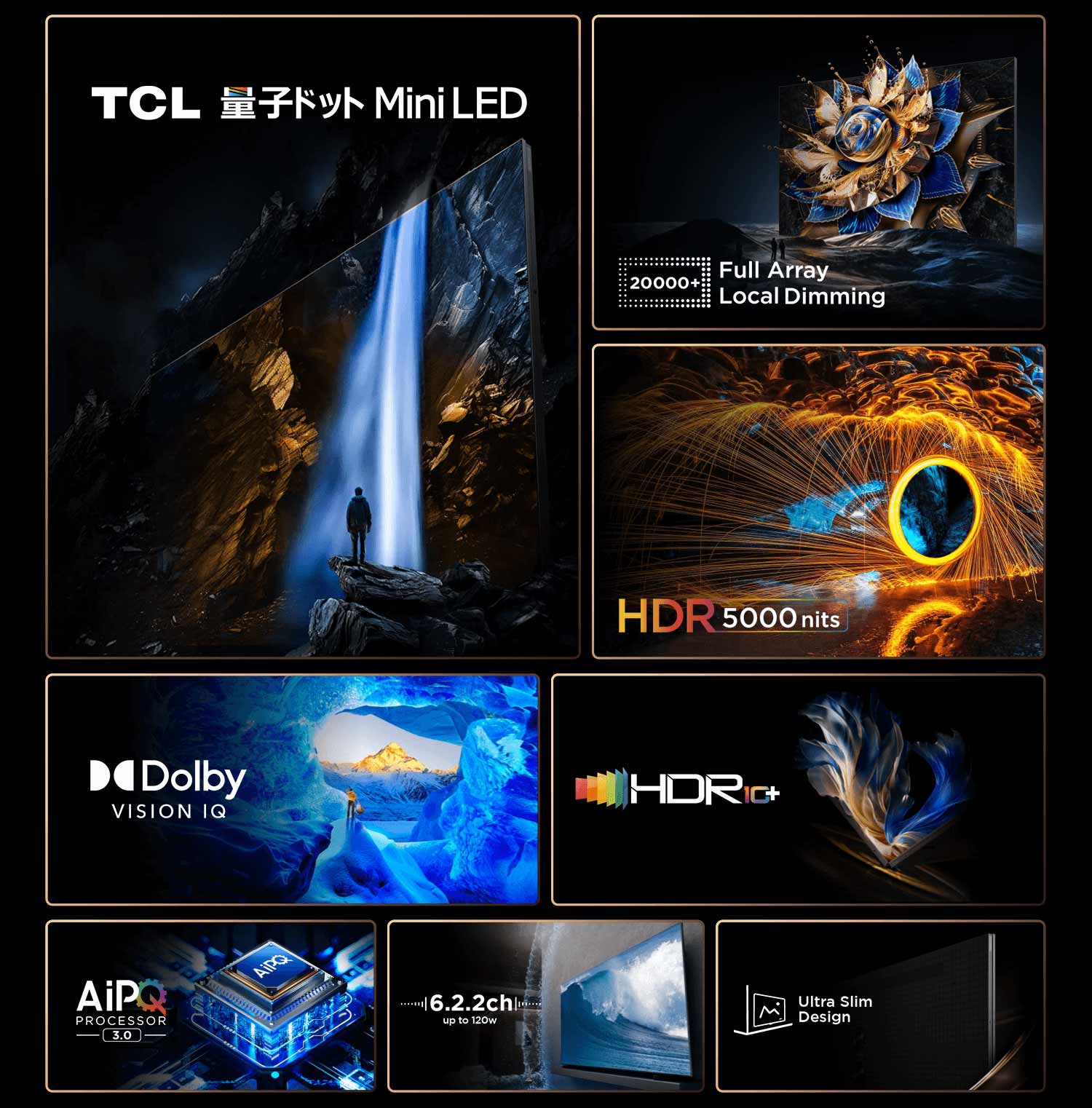 TCL 115"X955 Premium QD-Mini LED TV - TCL Japan