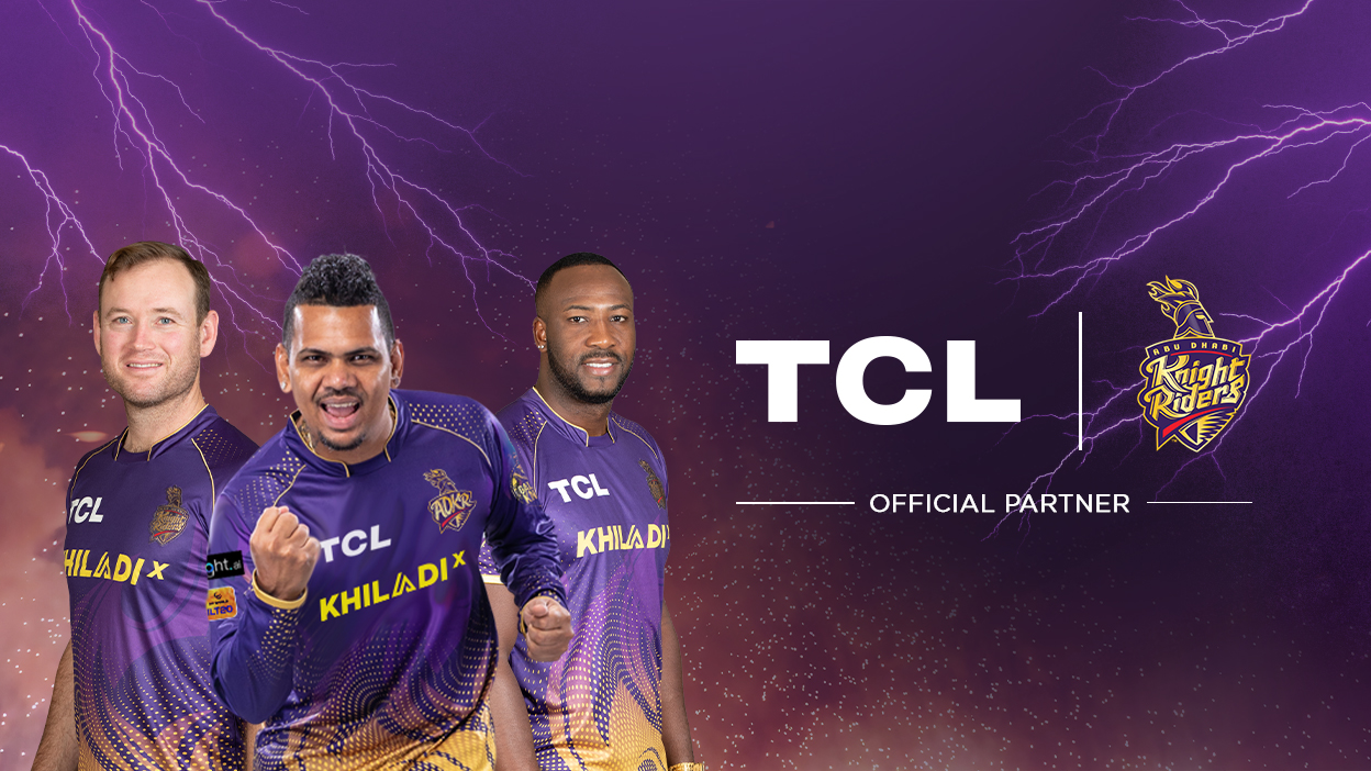 TCL TURNS TEAM SPONSOR FOR ABU DHABI KNIGHT RIDERS