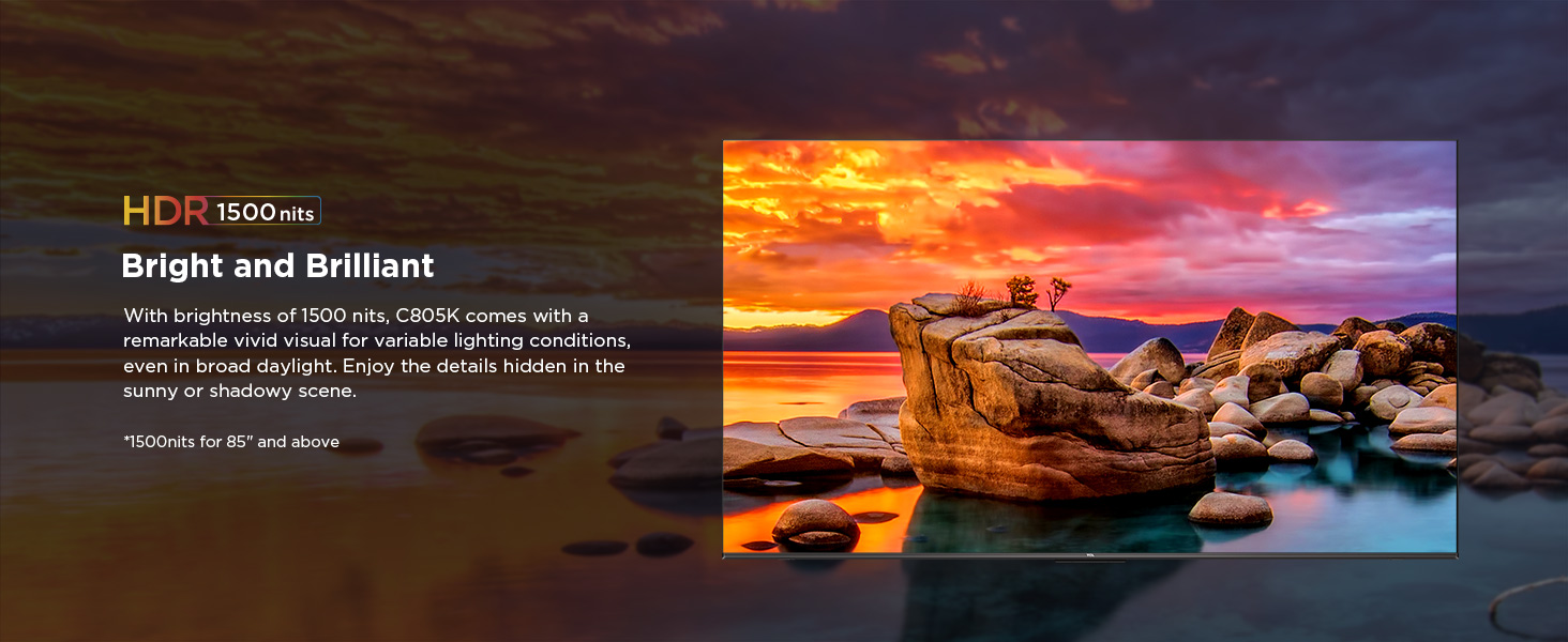 QD-Mini LED 4K TV 98 inch - C805K - TCL UK