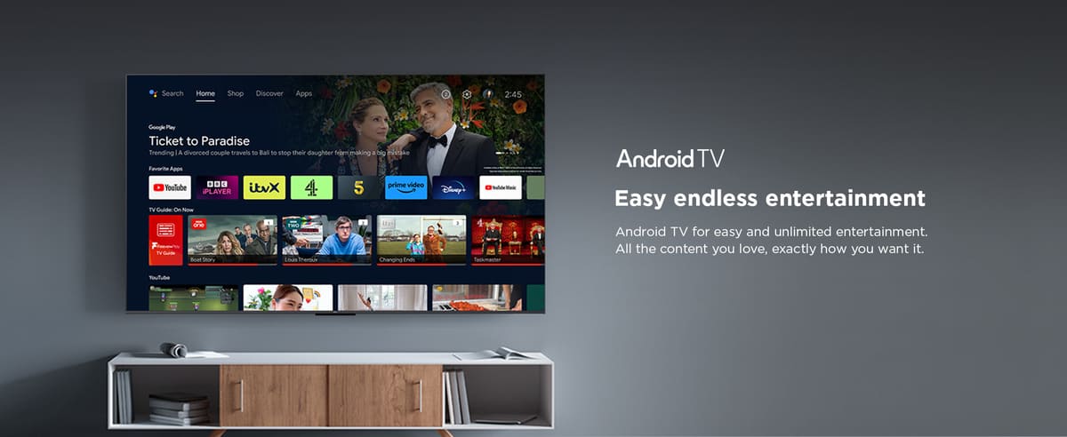 TCL 55P755K 55inch 4K UHD Android TV (2024) – Waltons Direct