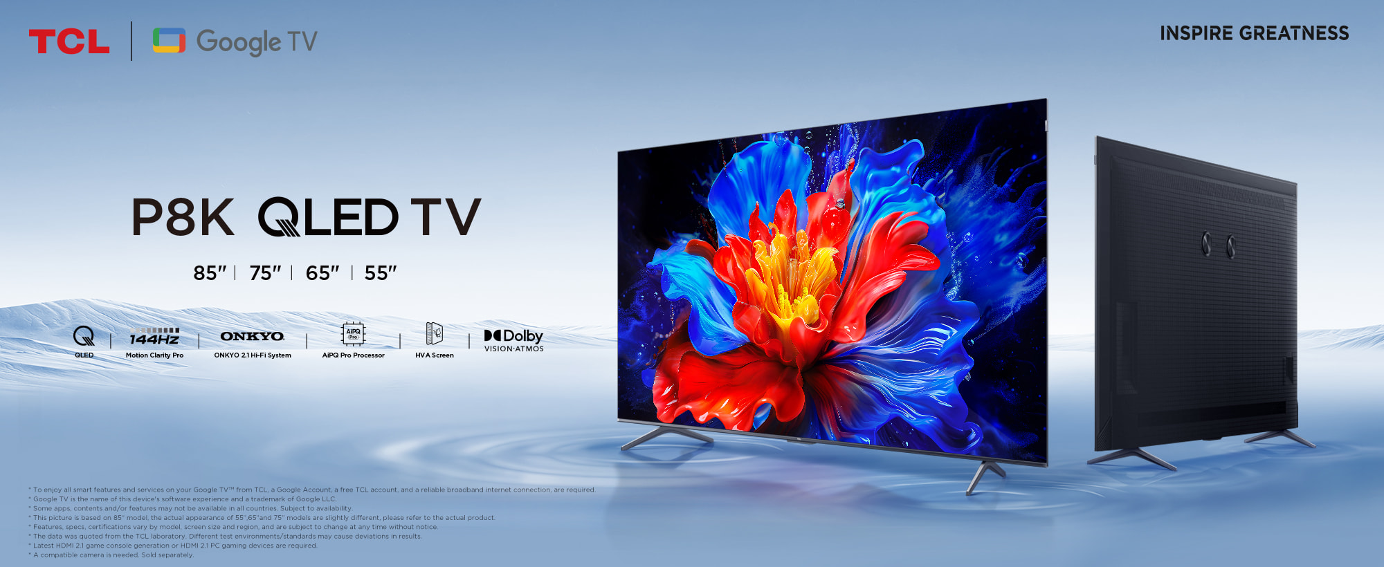 TCL P8K-UK 4K QLED HDR Smart TV - TCL UK