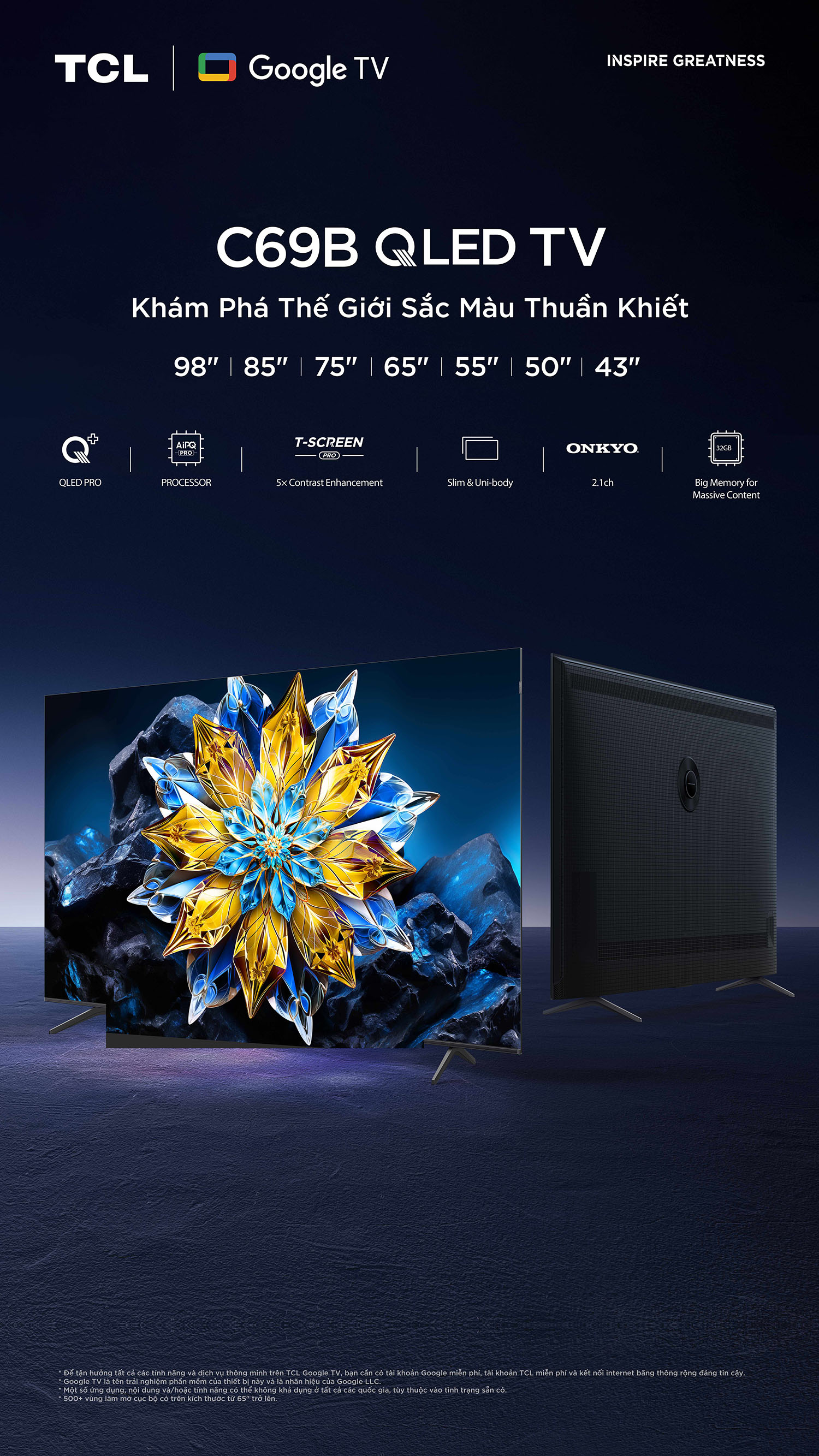 TCL C69B QLED TV | TCL Vietnam